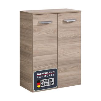 Fackelmann Doppel-Midischrank Luxor/Badschrank mit Soft-Close-System/Ma&szlig;e (B x H x T): ca. 60,5 x 82,5 x 32 cm/hochwertiger Schrank f&uuml;rs Bad mit 2 T&uuml;ren/Korpus: 
