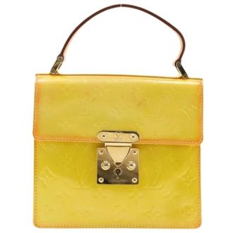 Louis Vuitton Sac &agrave; main Pre-owned en toile - Femme - Pre-owned - Jaune - Taille: ONE Size