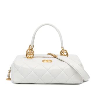 Chanel Sac &agrave; main vintage Pre-owned - Femme - Pre-owned - Blanc - Taille: ONE Size