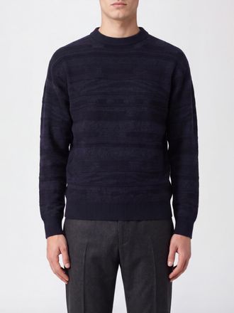 Laneus Pullover aus Woll-Alpaka-Mischung mit abstraktem Jacquardmuster