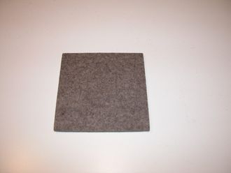 Daff Daff 1435 Untersetzer, Filz, Stein Grau, 20cm x 20cm