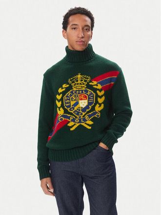 Polo Ralph Lauren Rollkragenpullover 710B59534001 Dunkelgr&uuml;n Regular Fit