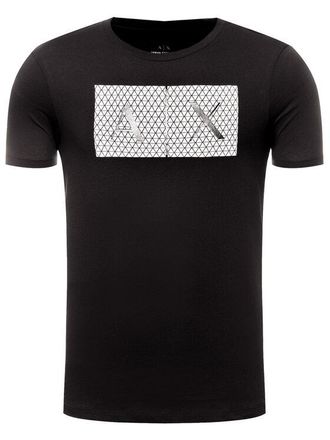 A|X Armani Exchange T-Shirt 8NZTCK Z8H4Z 1200 Schwarz Slim Fit