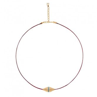Doroth&eacute;e Sausset Handgemachtes Rakhi Choker Halsband - - Accessories - Damen - Rot - ONE SIZE