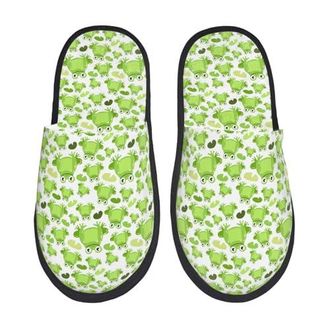 Generic Grenouilles Mignonnes Homme Femme Slippers Chaud Pantoufles Antid&eacute;rapantes Chaussures De Maison Pour Int&eacute;rieur Maison Hiver M