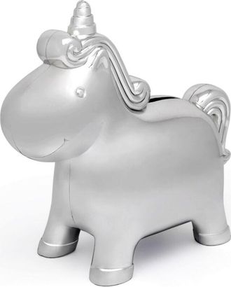 Zilverstad Silbernes Sparschwein f&uuml;r Kinder, elegant, Einhorn-Geschenk Gr&ouml;&szlig;e: 140x67x132 mm Artikelnummer: ZV6164061