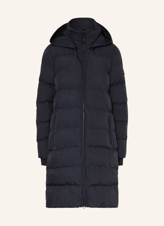 Wellensteyn Wellensteyn Steppmantel Goldmine Long Mit Dupont Sorona-Isolierung Und Abnehmbarer Kapuze blau