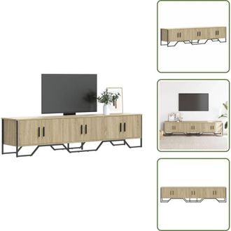 vidaXL TV-Schrank Sonoma-Eiche 180x34x41 cm Holzwerkstoff - TV-Schrank - TV-Schr&auml;nke - TV-St&auml;nder - TV-Bank