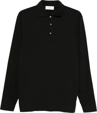 Lardini Homme, Tops, Noir, Taille: XL Polo &agrave; manches longues