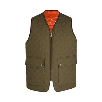 Dsquared2 Wende-Weste ohne &Auml;rmel - - Jackets - Herren - Gr&uuml;n - M