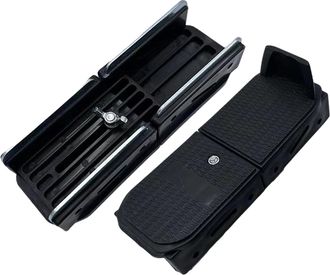 Generico Double Slide Schlittschuhe für Kleinkinder - Eislaufschuhe für Kinder mit Riemen | Doppelläufer-Schlittschuhe mit Nylon-Karabiner für Feiertage und Ge