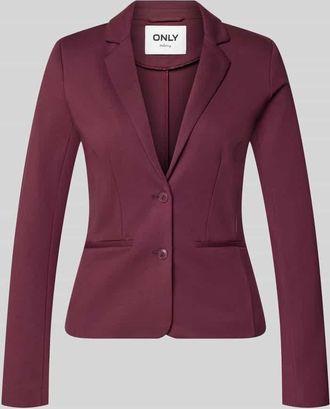 Only Slim Fit Kurzblazer aus Viskose-Mix Modell POPTRASH