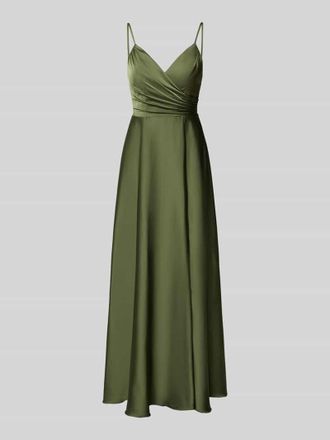 Laona Abendkleid mit Spaghettitr&auml;gern und V-Ausschnitt