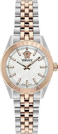 Versace Uhr - Quarz Analog Uhr Timeless.v-Code (Wc-8I) - Gr. unisize - in Rosa - für Damen