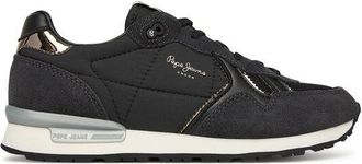Pepe Jeans London Sneakers Brit Mirror W PLS400004 Schwarz