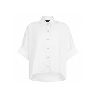 Liu Jo Femme, Blouses et Chemises, Blanc, Taille: 36 FR LIU JO Black Chemises