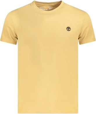 Timberland Homme, Tops, Beige, Taille: M T-shirt &agrave; Manches Courtes