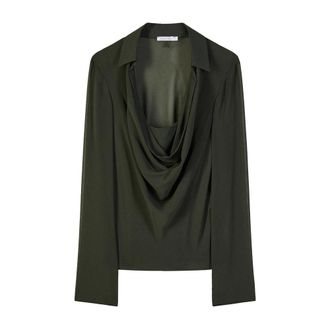 Patrizia Pepe Casacca doppio capo - - Blouses & Shirts - Damen - Gr&uuml;n - M