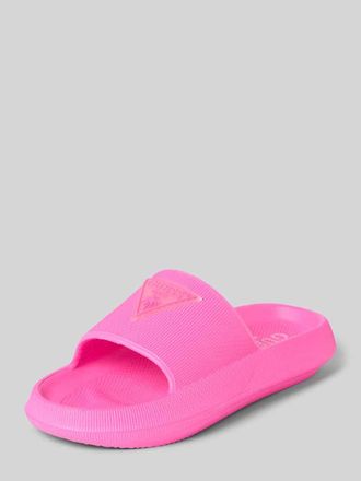 Guess Sandalette mit Label-Applikation Modell RUBBER SLIPPERS