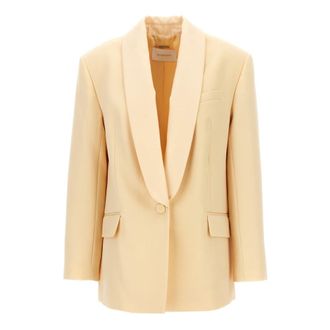 Zimmermann Illustration Shawl Tux Jacket - - Jackets - Damen - Beige - S