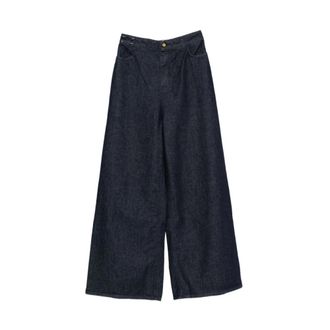 Alysi Femme, Jeans, Bleu, Taille: W28 Jean Large