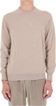 Ballantyne Pull &agrave; col rond - Homme - Pulls - Beige - Taille: M