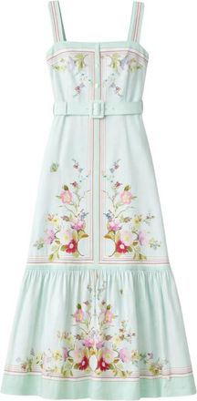 Self Portrait Belted Maxi Dress