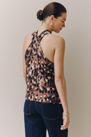 Next Blusentop Neckholder-Top (1-tlg)