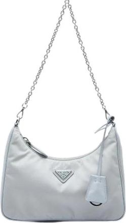 Prada Pre-owned Nylon Satchel - - Pre-owned - Damen - Grau - ONE SIZE