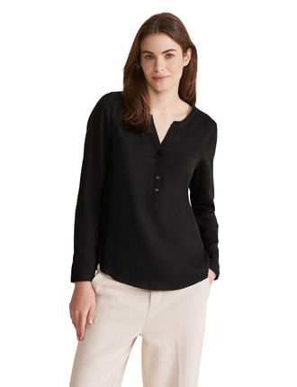 Street One Damen Basic Bluse in Unifarbe