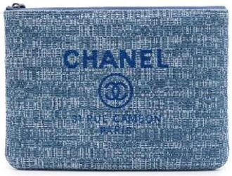 Chanel Pre-owned Deauville O Case - Femme - Pre-owned - Bleu - Taille: ONE Size