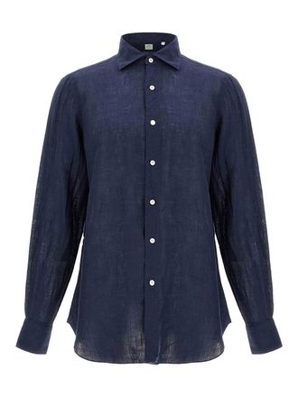 Finamore Chemise - Bleu