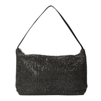 Kazar Schwarze Handtasche verziert mit Zirkonen - - Bags - Damen - Schwarzk - ONE SIZE