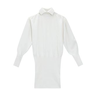 Genny Abito Cashmere - - Knitwear - Damen - Wei&szlig; - XS