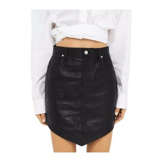 Alexandre Vauthier Minirock aus Leder - - Skirts - Damen - Schwarzk - XS