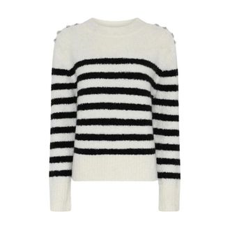 Bruuns Bazaar PompomBBAddie Strickpullover - - Knitwear - Damen - Mehrfarbig - S