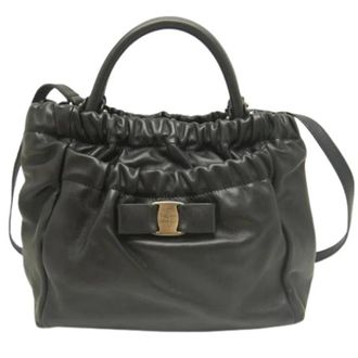 Ferragamo Pre-owned Vara Handtasche - - Pre-owned - Damen - Schwarzk - ONE SIZE
