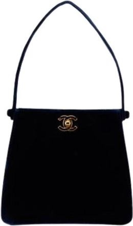 Chanel Sac &agrave; main en tissu Pre-owned - Femme - Pre-owned - Bleu - Taille: ONE Size