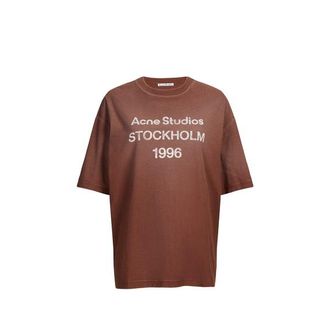 Acne Studios T-shirt en coton et chanvre