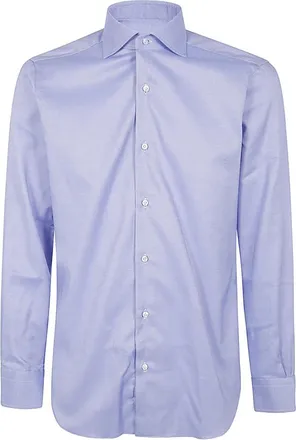 Barba Homme, Chemises, Bleu, Taille: 4XL Chemise col