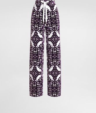 Dolce & Gabbana Majolica-print Trousers - Frau Hosen Und Shorts Multicolor 44