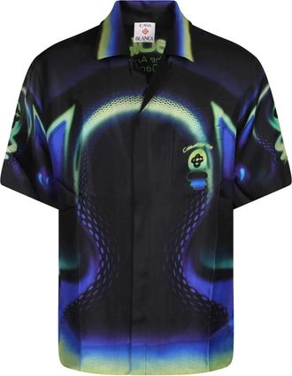 Casablanca Homme, Chemises, Multicolore, Taille: M T-shirts &agrave; manches courtes