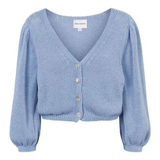 Americandreams Americandreams, Femme, Pulls, Bleu, Taille: 38 FR Manda Cotton Cardigan