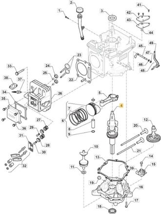 STIGA Sports ORIGINAL STIGA Rasentraktor M&auml;hwerk 1330m - 84mt 118551387/0