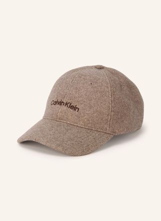 Calvin Klein Flanell-Cap beige