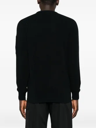 C.P. Company Knitted Crew Neck Sweater - Black
