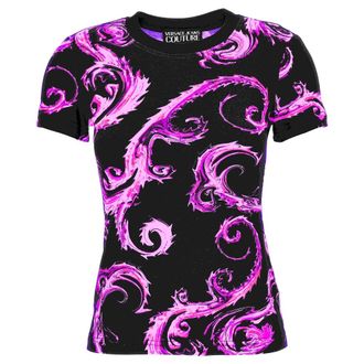 Versace Jeans Couture T-Shirts und Polos - - Tops - Damen - Schwarzk - 2XS