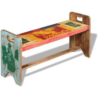 vidaXL Vidaxl - Sitzbank Cola Altholz 100x30x50 cm