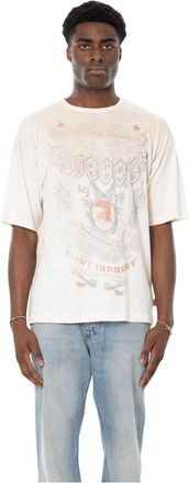 Diesel Homme, Tops, Blanc, Taille: M T-Alecy