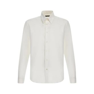 Roberto Cavalli Wei&szlig;es Monogrammhemd- Italienisches Design - - Shirts - Herren - Wei&szlig; - S